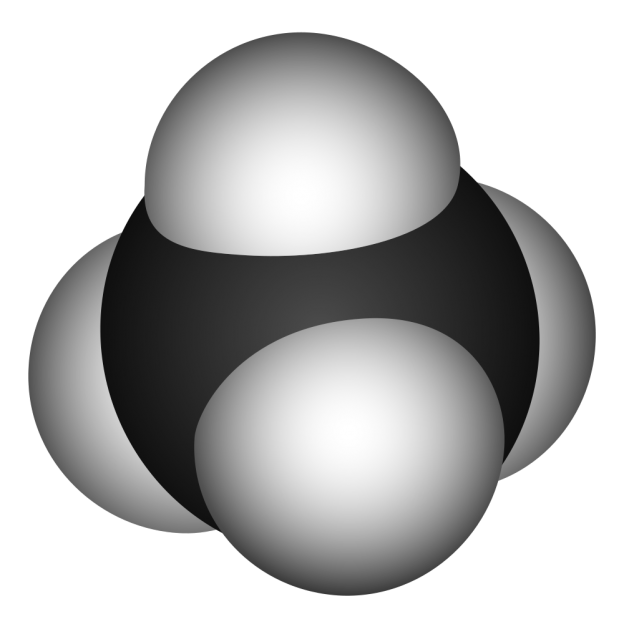 Methane Space Filling Model – Edward T. Dodge